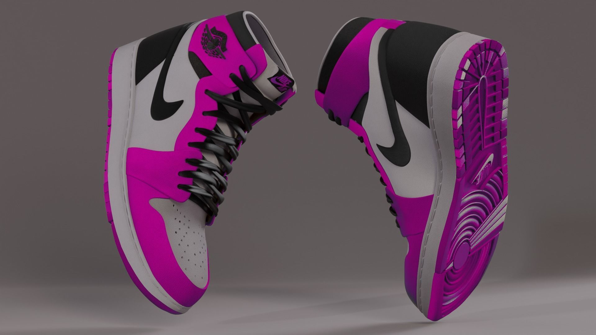 3D model Nike Jordan VR / AR / low-poly | CGTrader