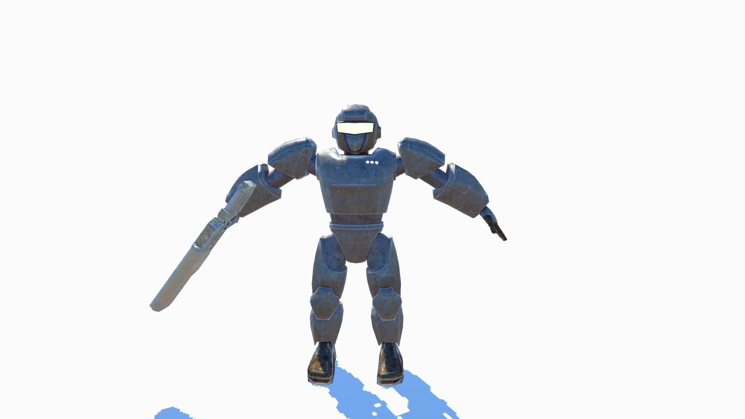 3D model Robo Soldier Full Unity Package Desktop and Mobile Controller ...