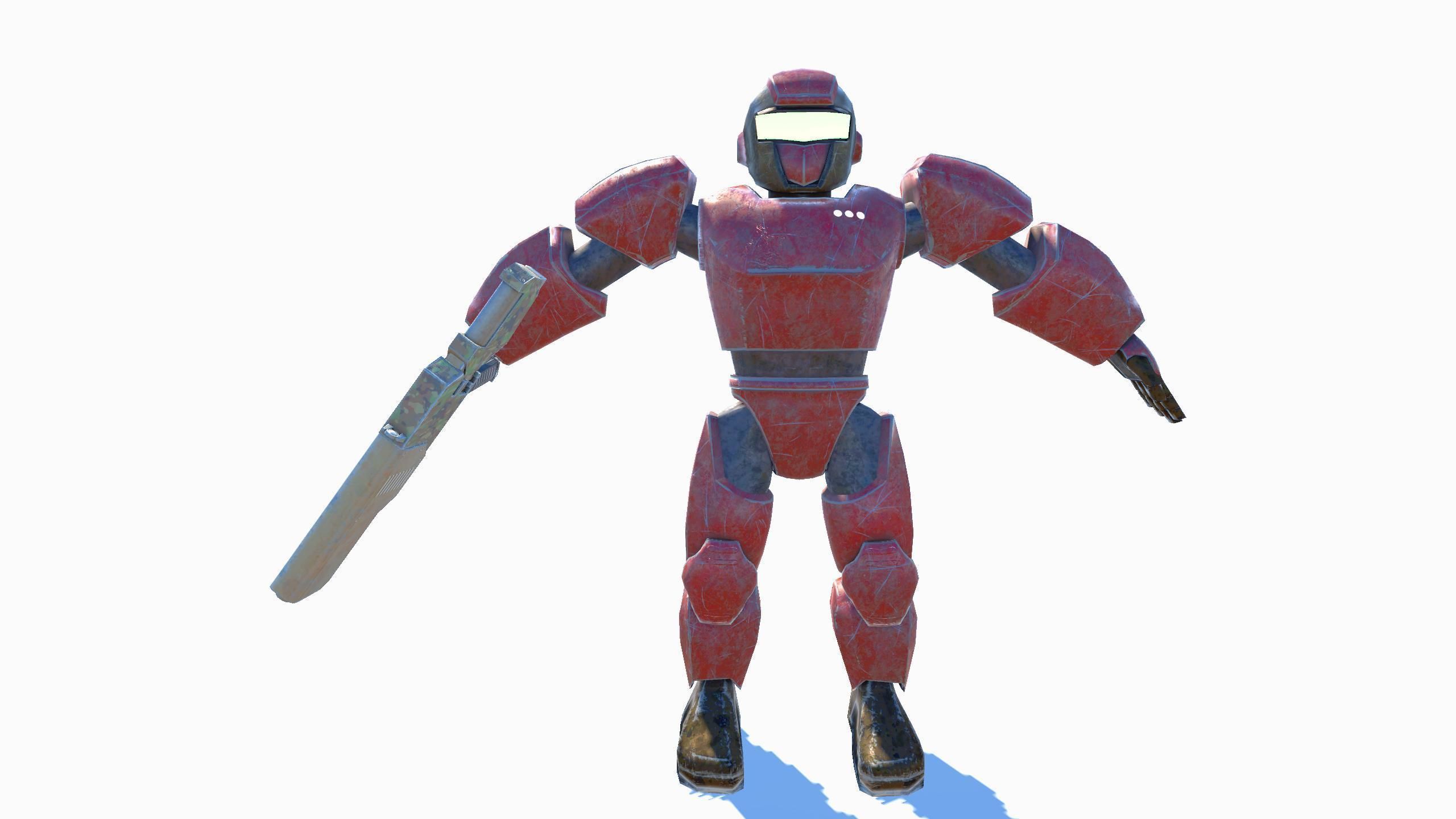 3D model Robo Soldier Full Unity Package Desktop and Mobile Controller ...