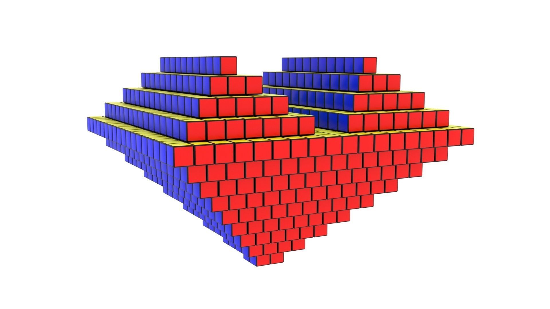 Rubiks Heart 3D model | CGTrader