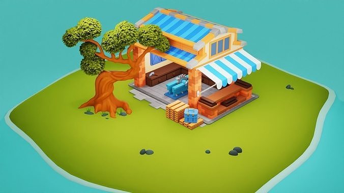 Atelier Wood Workshop 3D Model 3D model | CGTrader