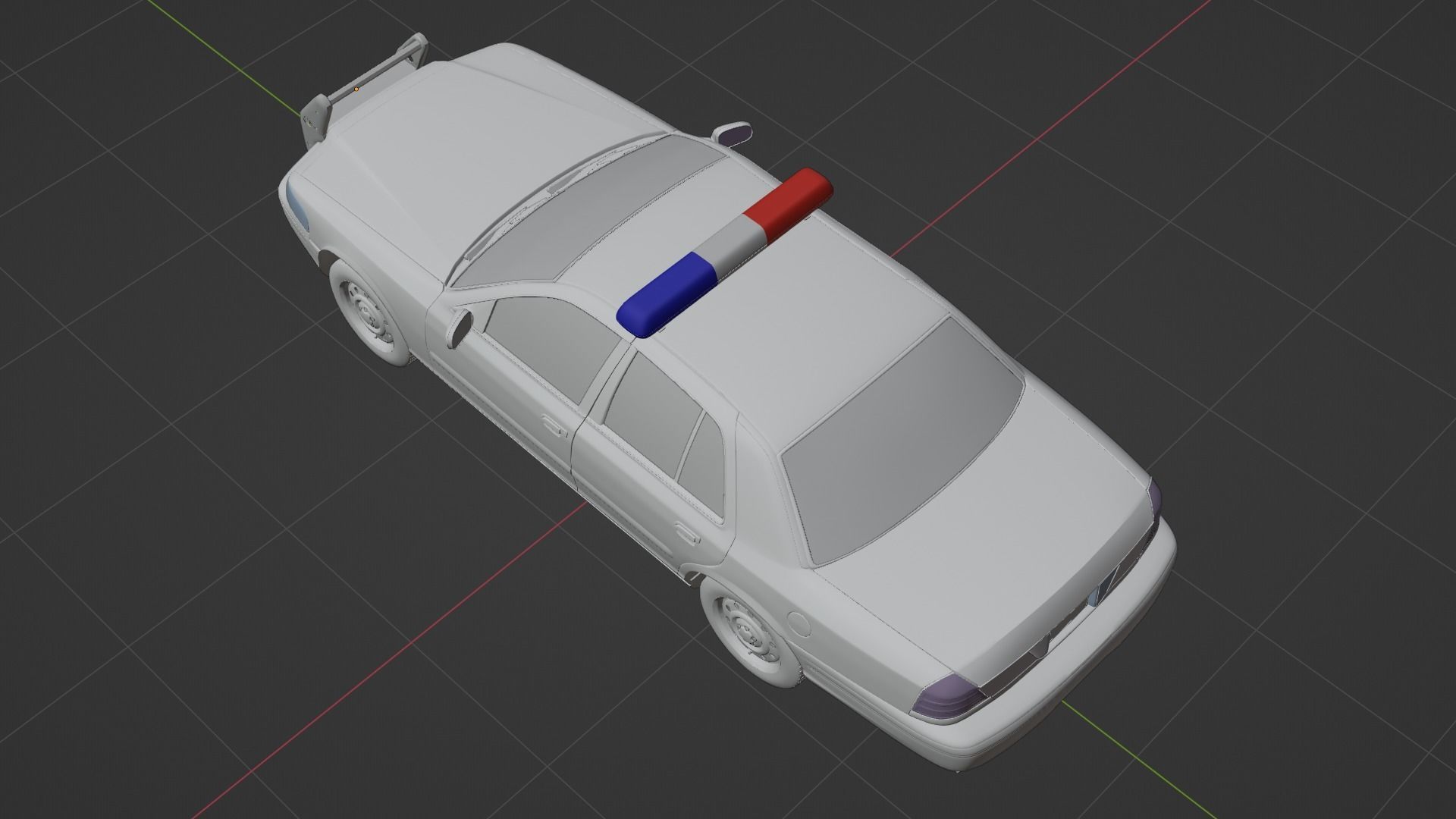 Police car 3D model | CGTrader