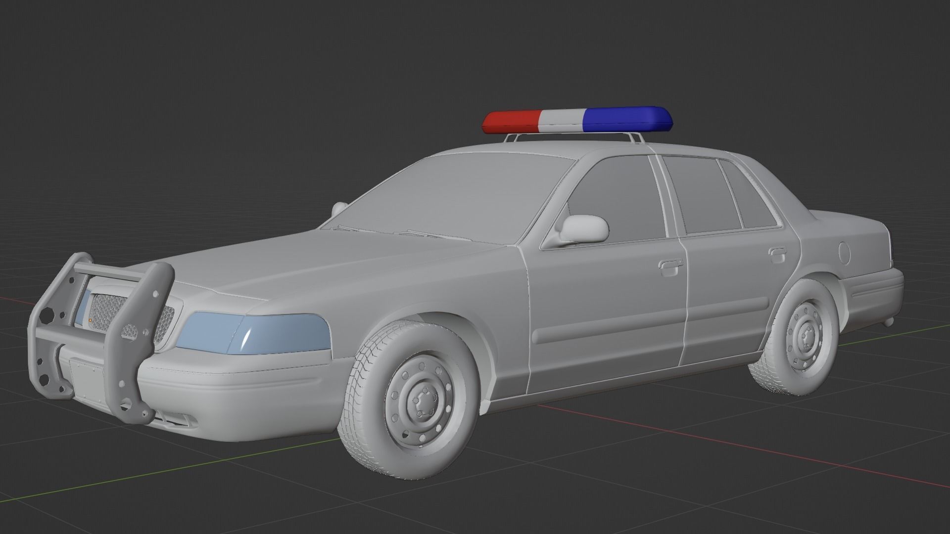 Police car 3D model | CGTrader