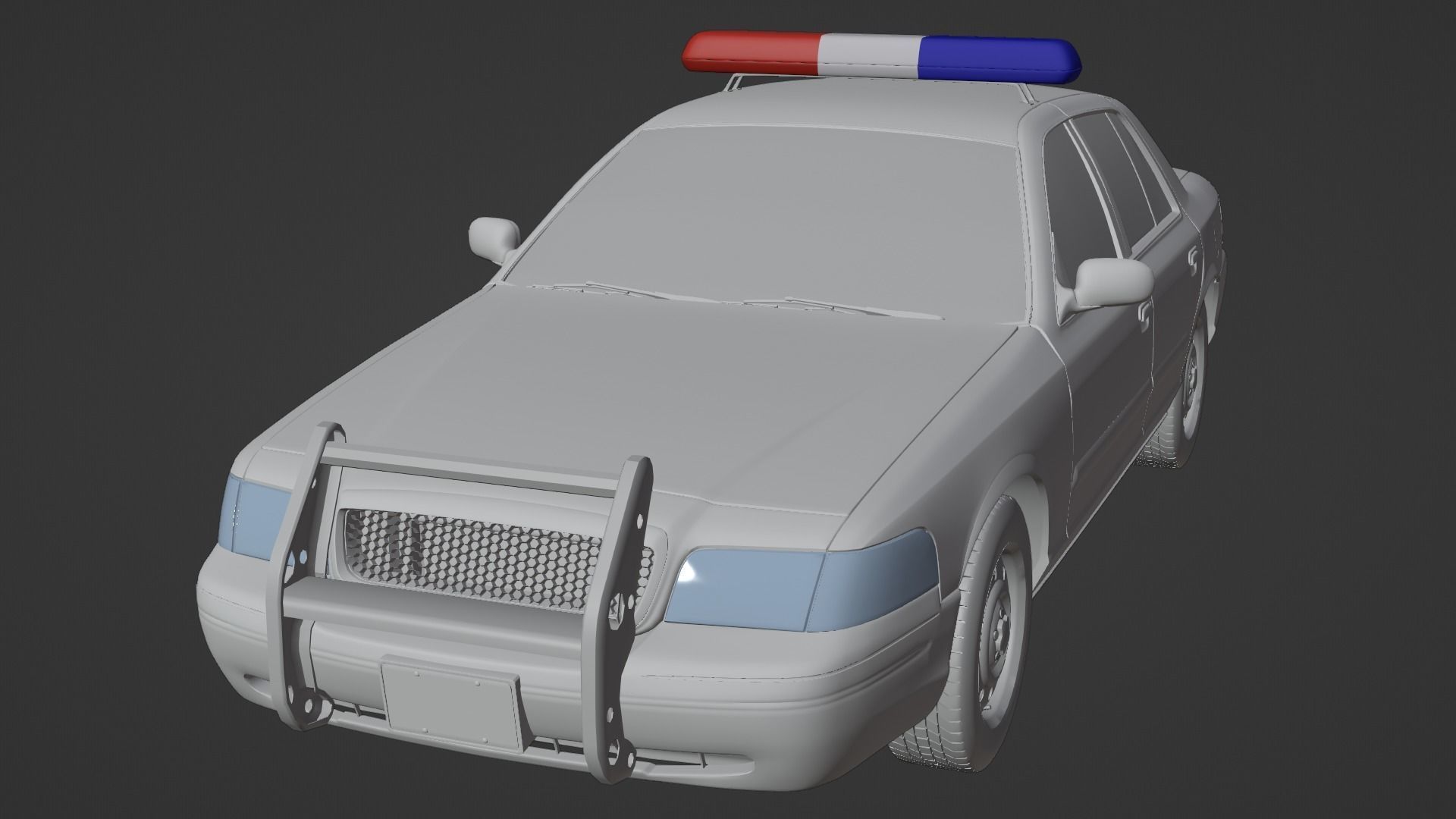 Police Car 3D model | CGTrader