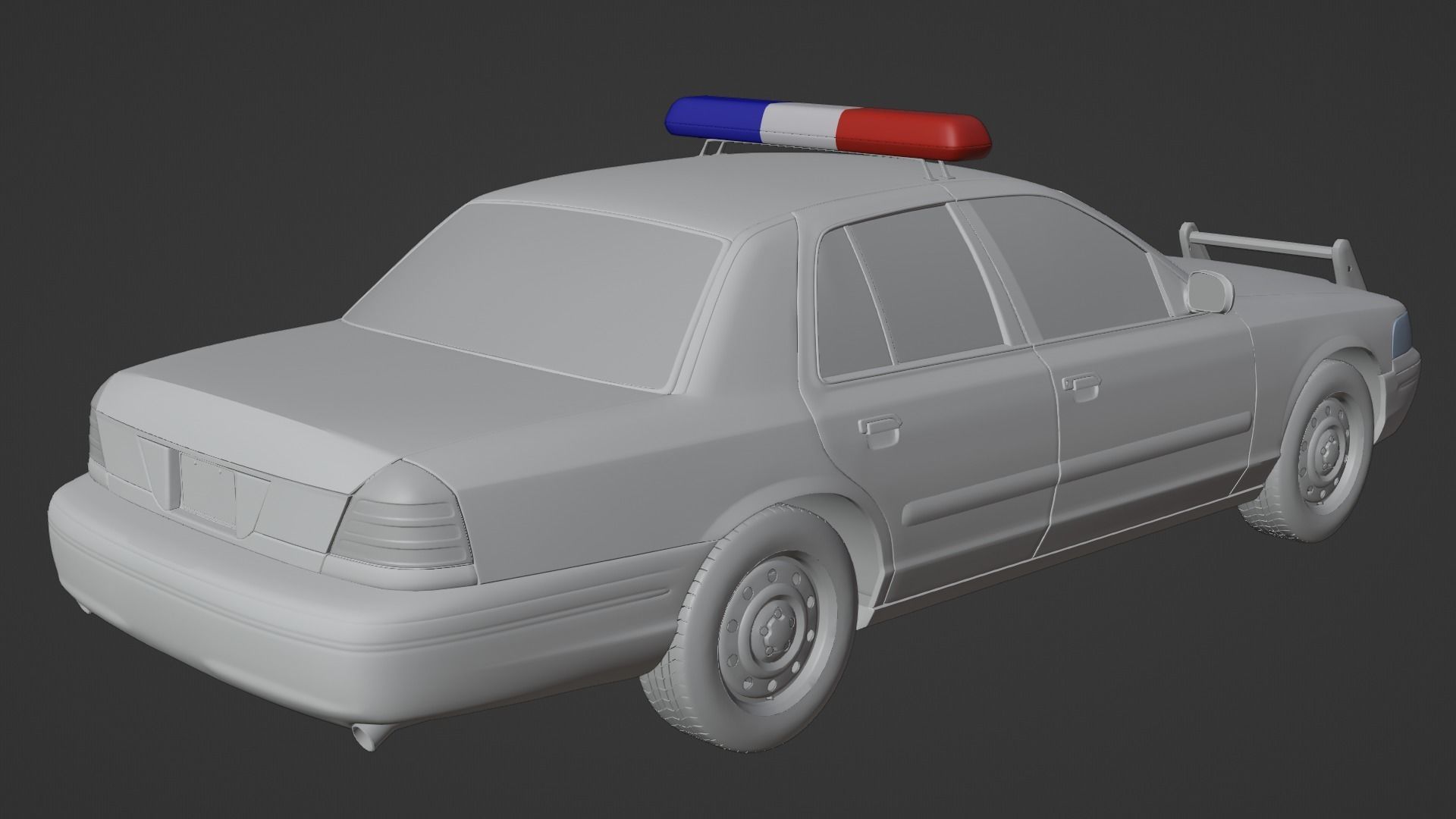 Police Car 3D model | CGTrader
