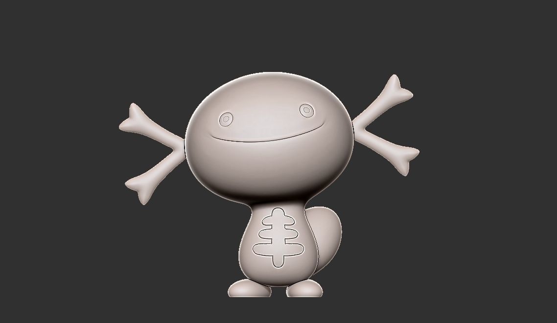 Pokemon paldean wooper 3D model 3D printable | CGTrader