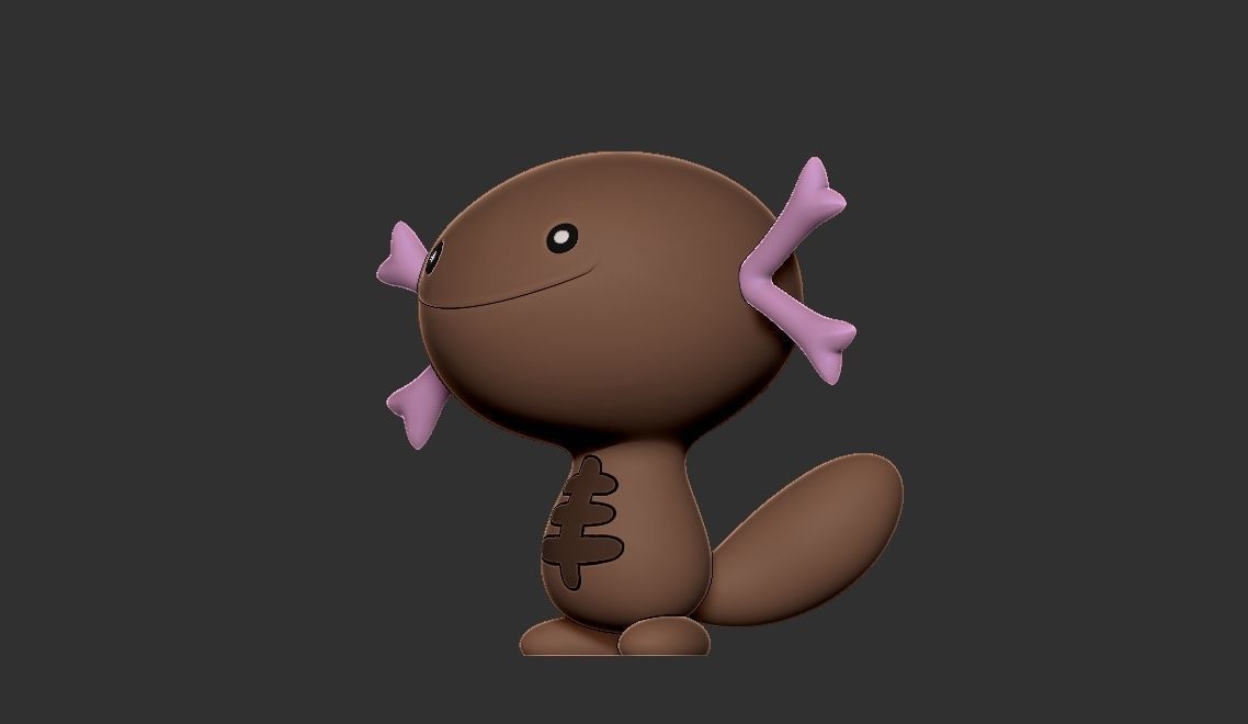 Pokemon paldean wooper 3D model 3D printable | CGTrader