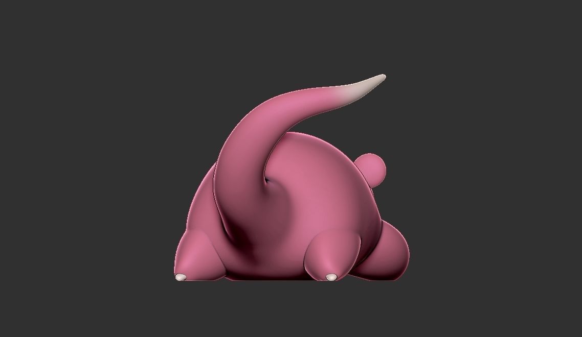Pokemon slowpoke 3D model 3D printable | CGTrader