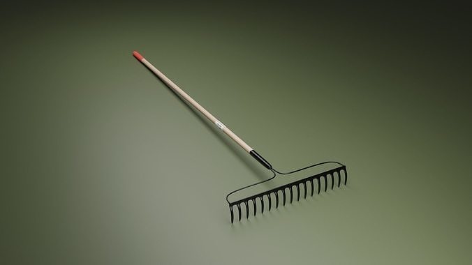 Garden Rake free 3D model | CGTrader