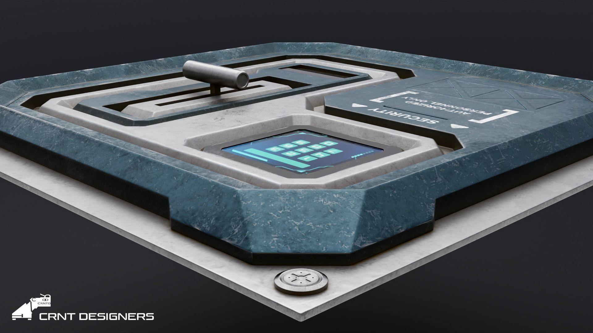 3D model Sci-Fi Security Panel 3D Model VR / AR / low-poly | CGTrader