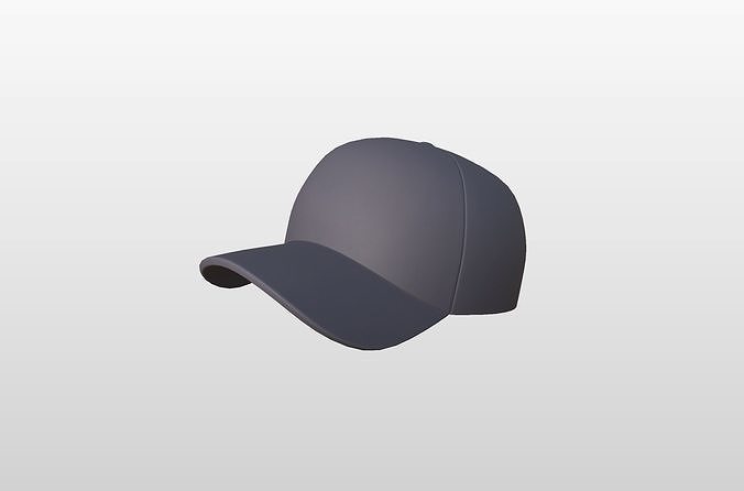 3D model Grey Cap VR / AR / low-poly | CGTrader