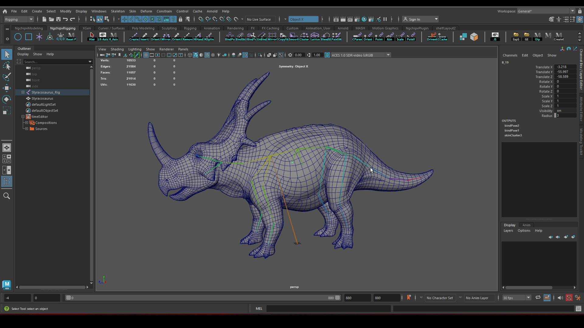 3D model Styracosaurus - Styraco Dinosaur VR / AR / low-poly | CGTrader