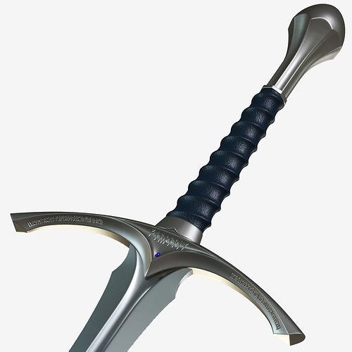 Glamdring 3D model | CGTrader