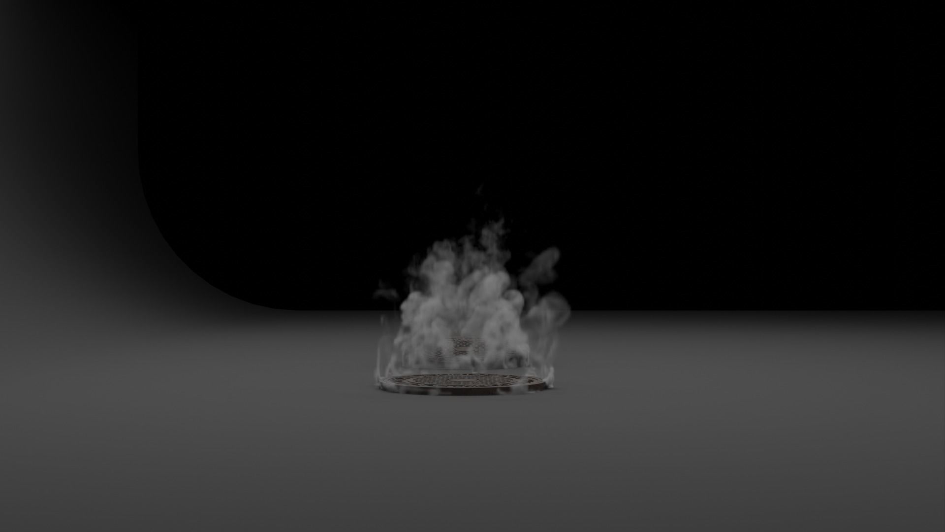 Steam from the manhole vdb 3D model animated | CGTrader