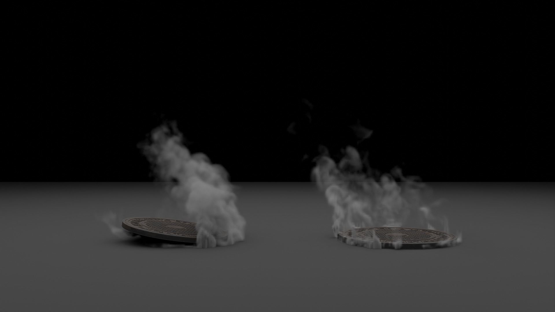 Steam from the manhole vdb 3D model animated | CGTrader