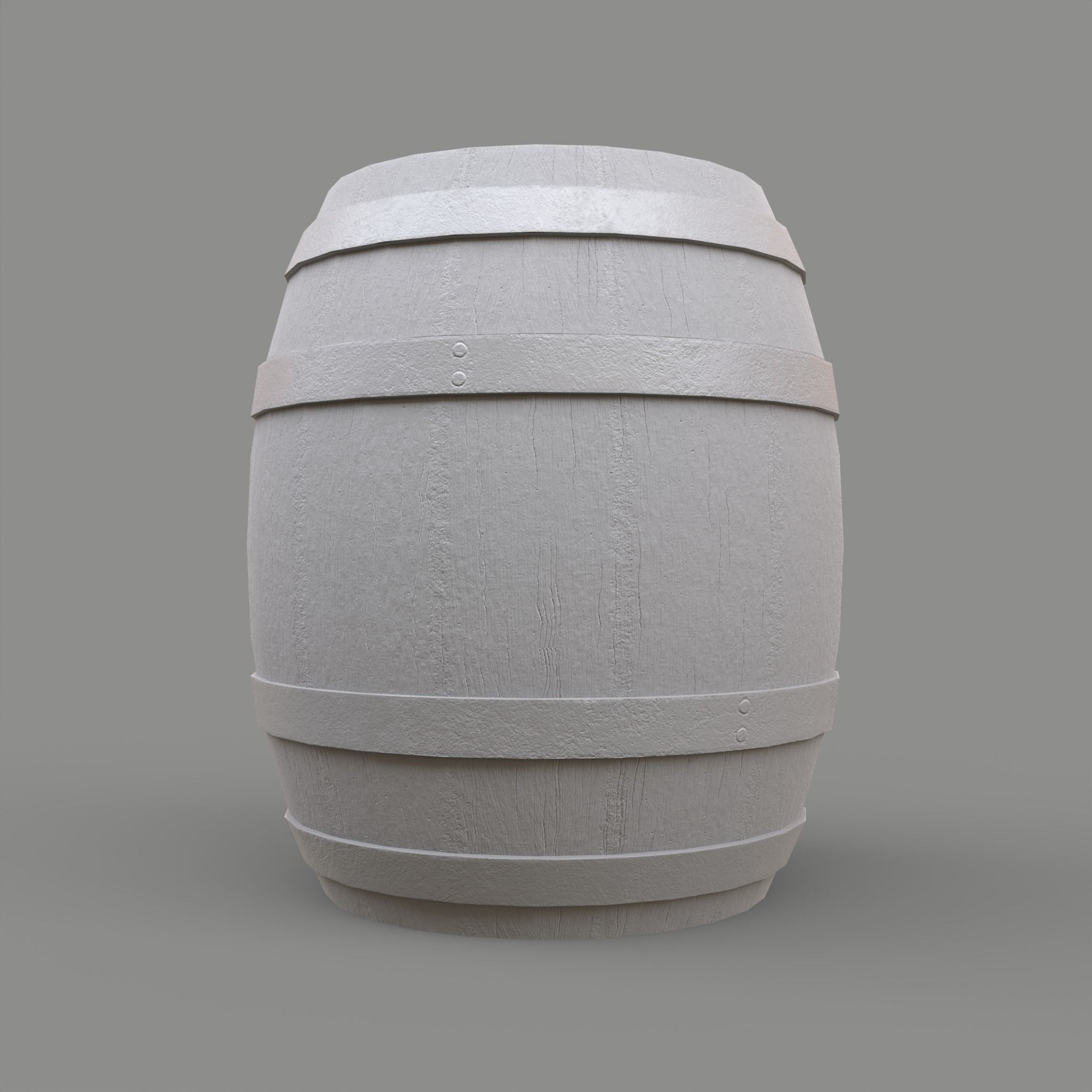 3D model Wooden Barrel Vine Whiskey Gameready VR / AR / low-poly | CGTrader