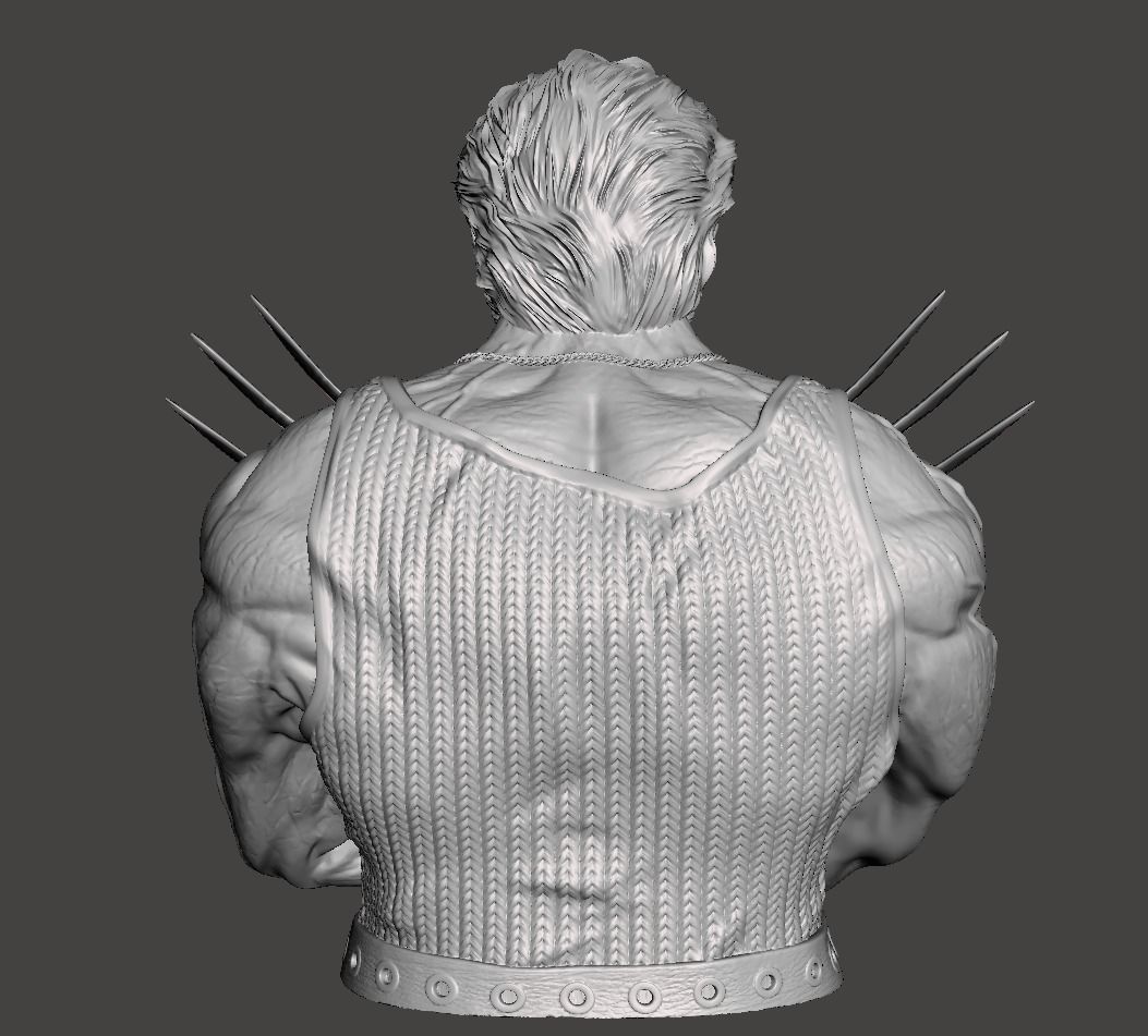 wolverine pose bust 3d printable 3D model 3D printable | CGTrader