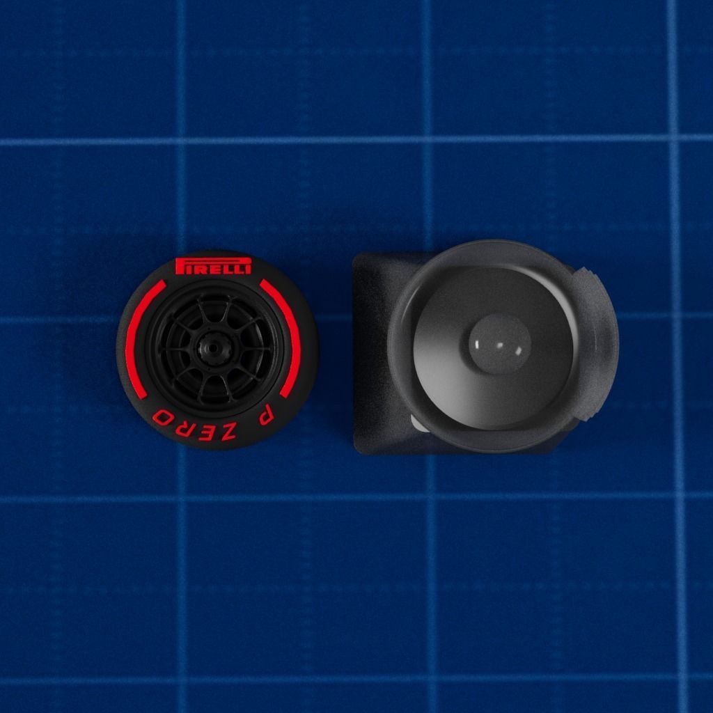 Keyboard formula 1 tire keycap 3D model 3D printable | CGTrader