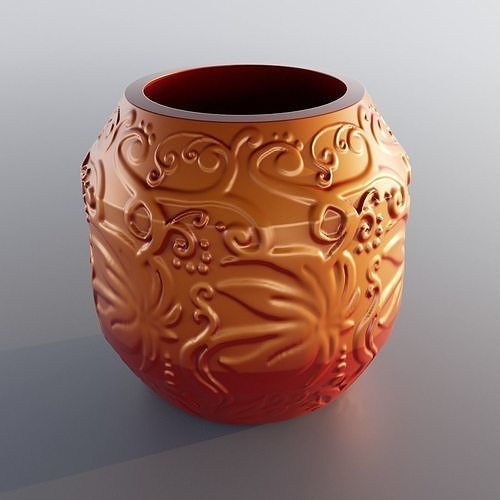 BOTANIC BLEND POT 3D model 3D printable | CGTrader