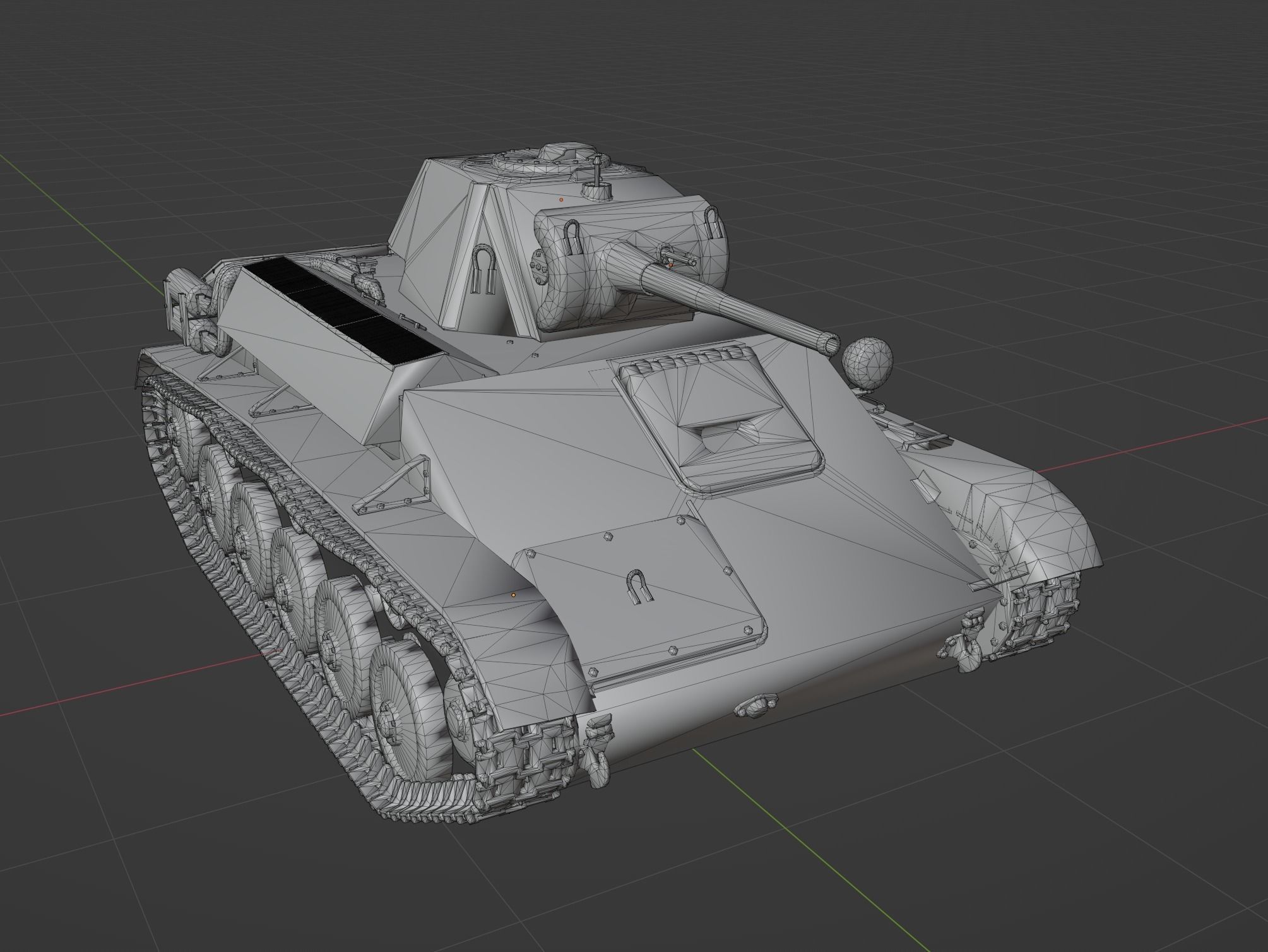 3D model T70 Light tank VR / AR / low-poly | CGTrader