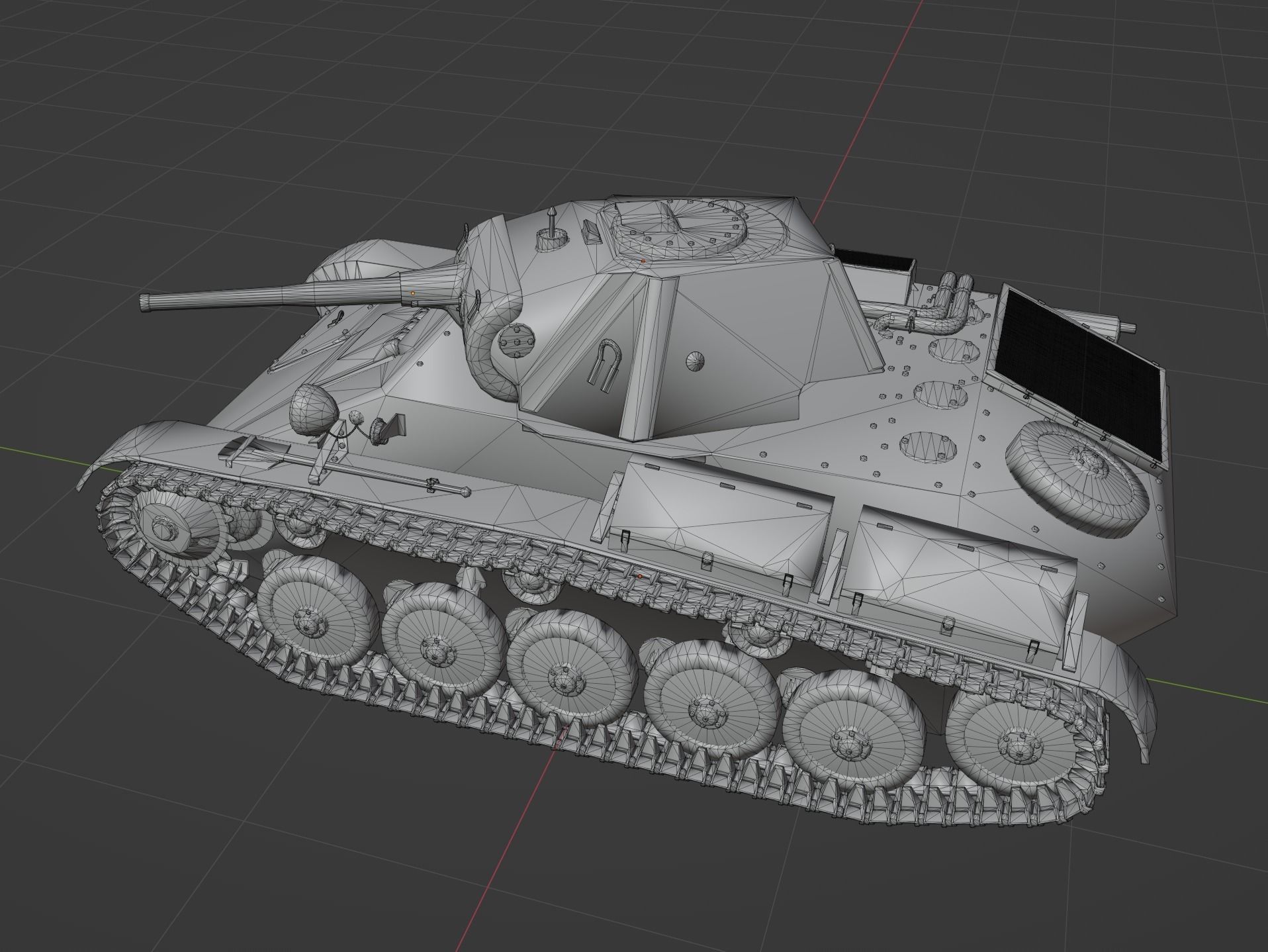 3D model T70 Light tank VR / AR / low-poly | CGTrader