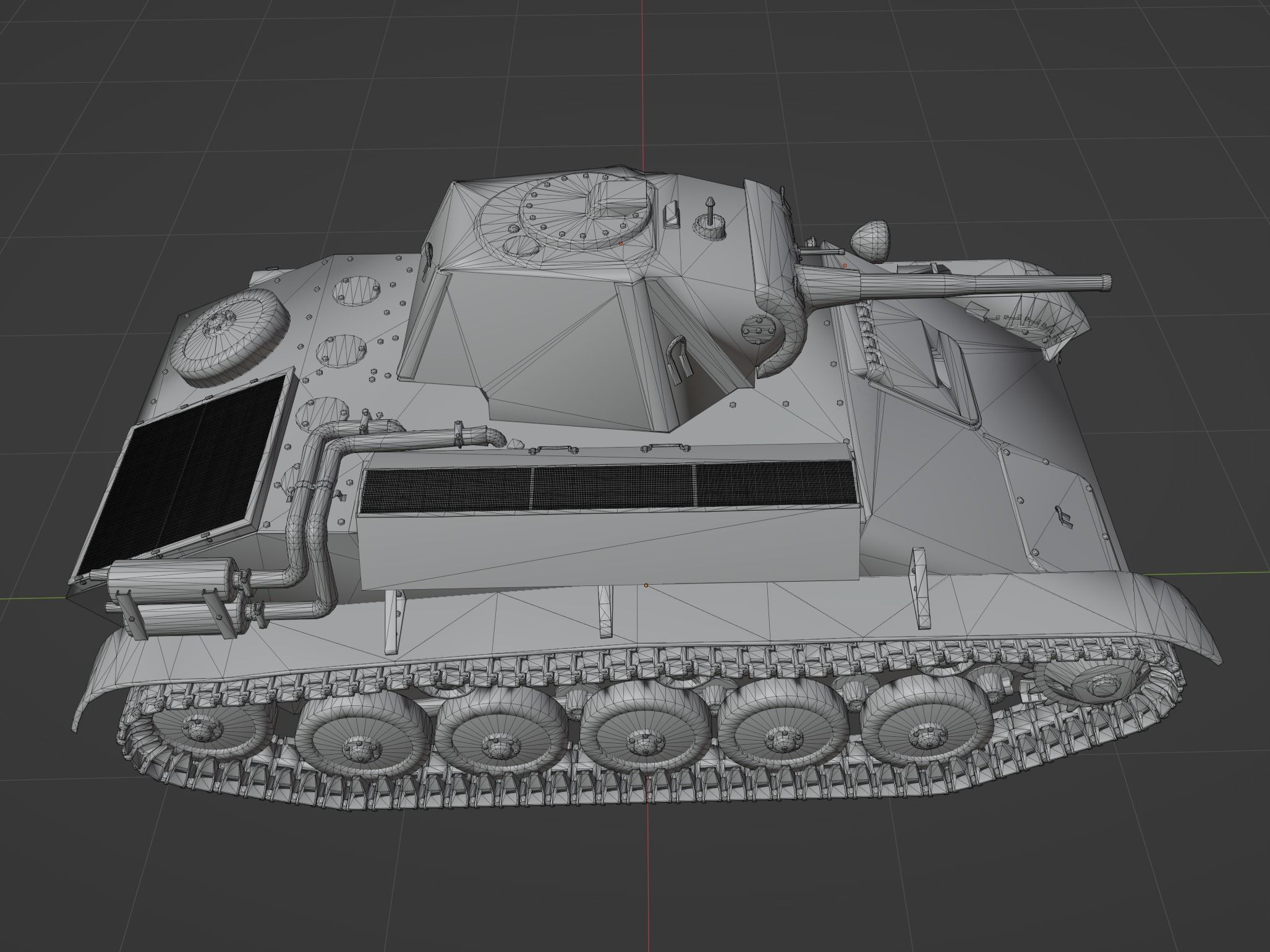 3D model T70 Light tank VR / AR / low-poly | CGTrader