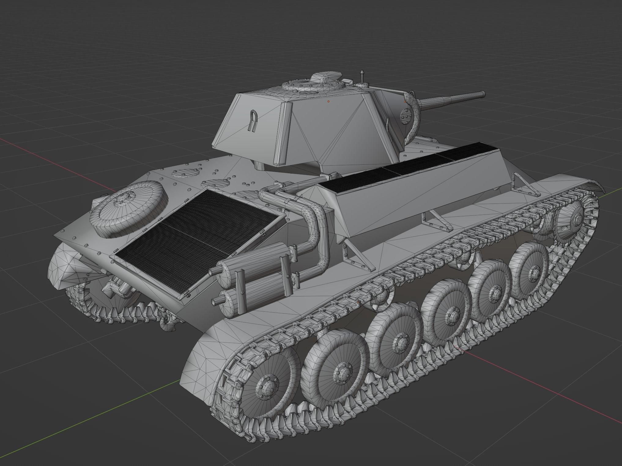 3D model T70 Light tank VR / AR / low-poly | CGTrader