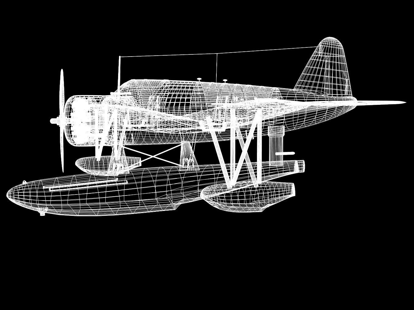 Chance Vought OS2U Kingfisher 3D model | CGTrader