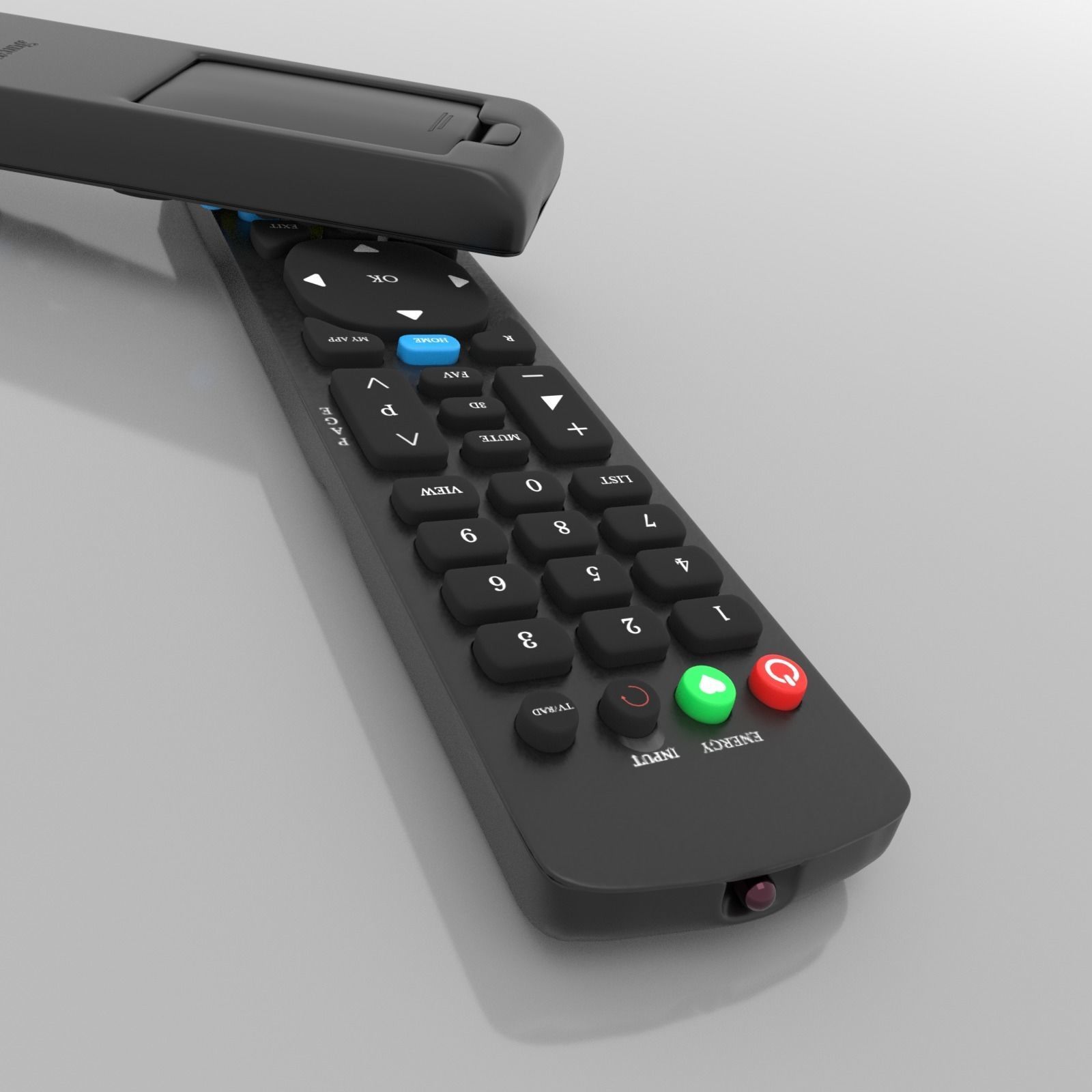 3D model TV Remote VR / AR / low-poly | CGTrader