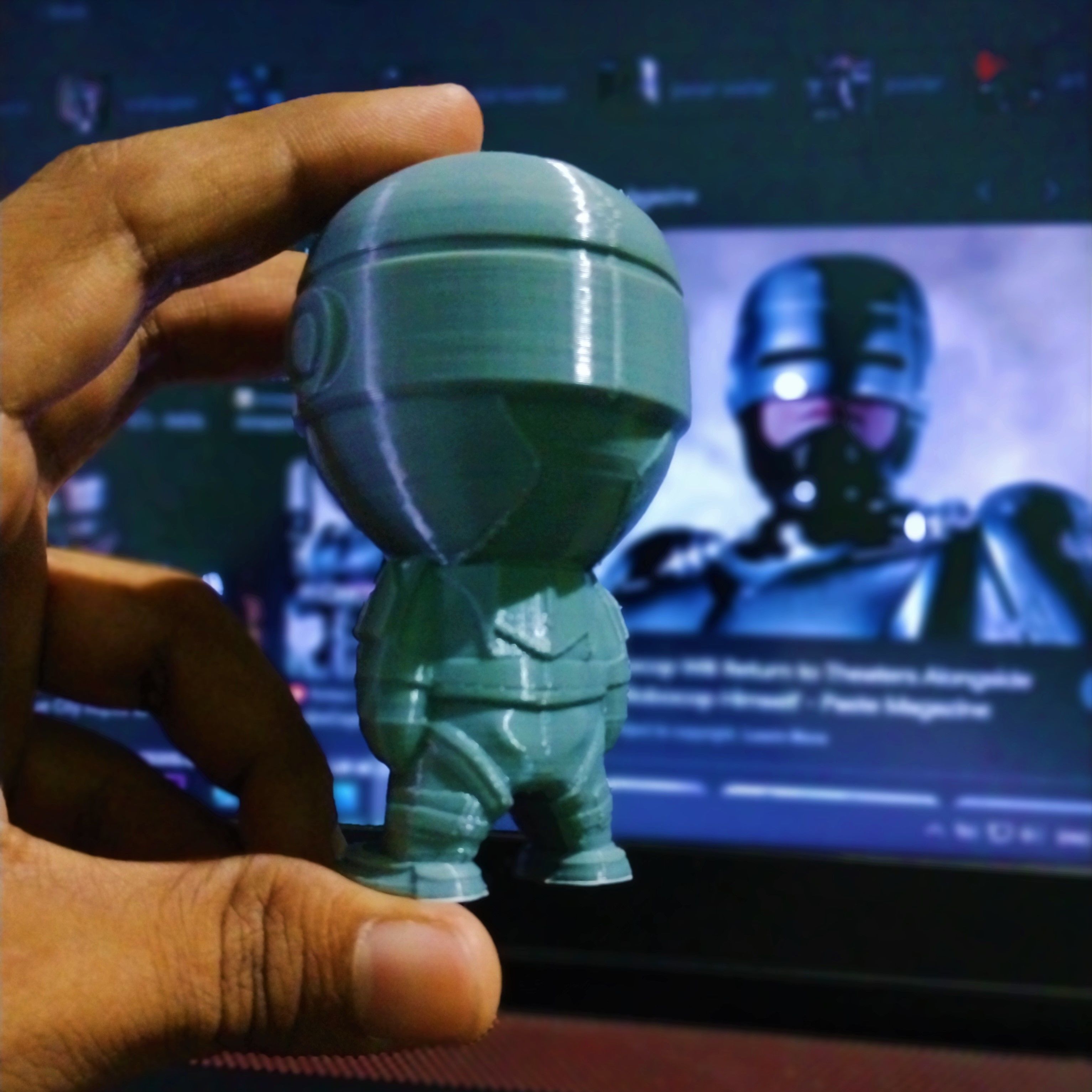Cute little Robocop 3D model 3D printable | CGTrader