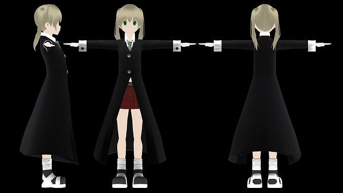 3D model MAKA ALBARN ANIME GIRL VRCHAT AVATAR VR / AR / low-poly | CGTrader