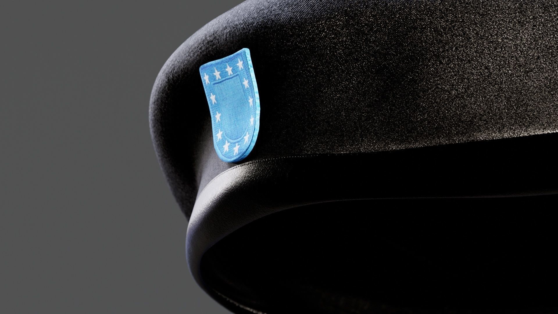 3D model Assault Rifle and Black Beret VR / AR / low-poly | CGTrader