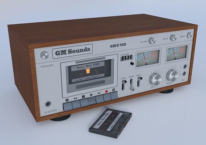 GM Sounds Cassette Deck 3D model | CGTrader