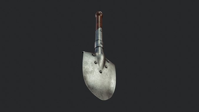 Military Old Shovel - Tutorial Included 3D model | CGTrader