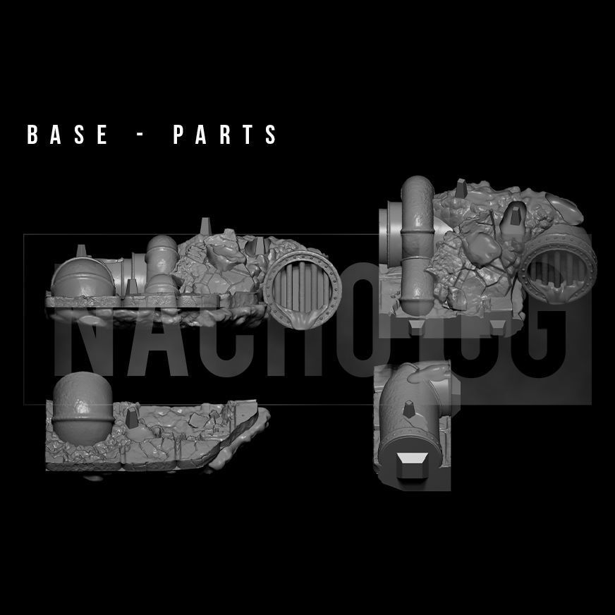 Fan art of TMNT Last Ronin - Diorama 3D model 3D printable | CGTrader