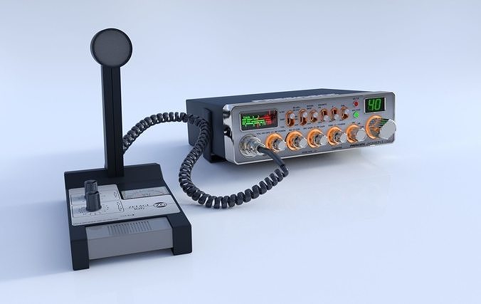 President Jackson II classic CB Radio 3D model | CGTrader