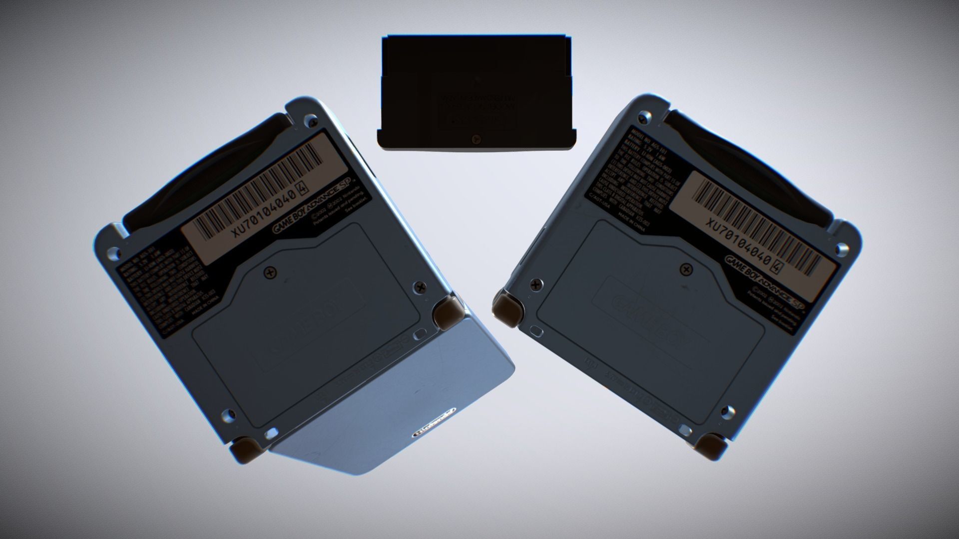Gameboy Advance SP 3D model | CGTrader