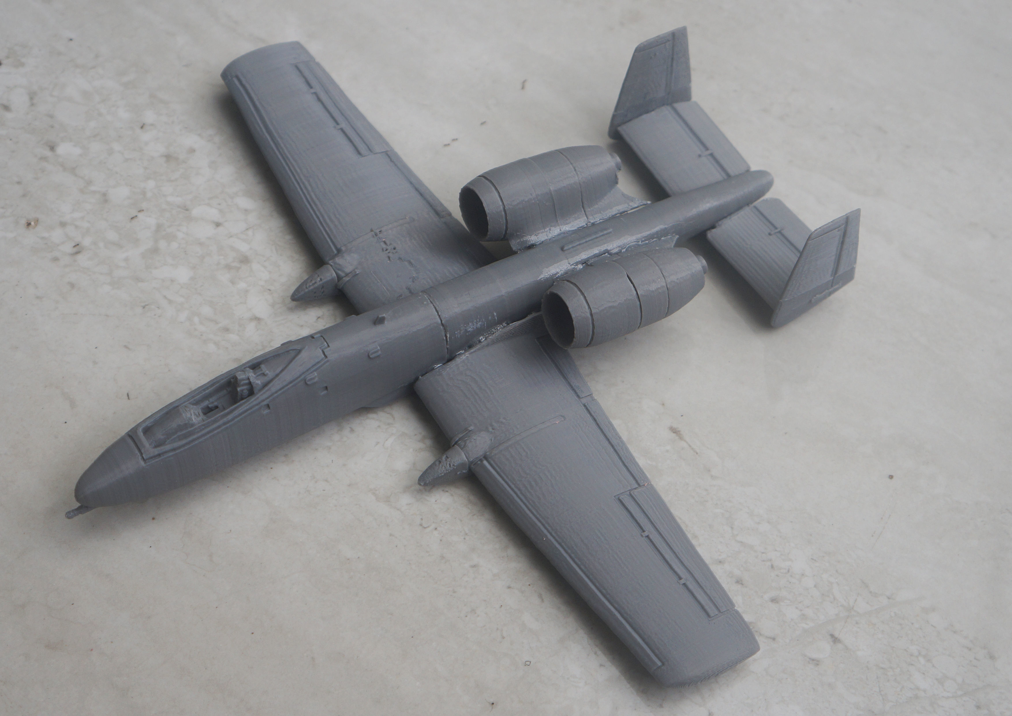 A10-A THUNDERBOLT-II Scale 1-72 Ready to Print STL FILES 3D model 3D ...