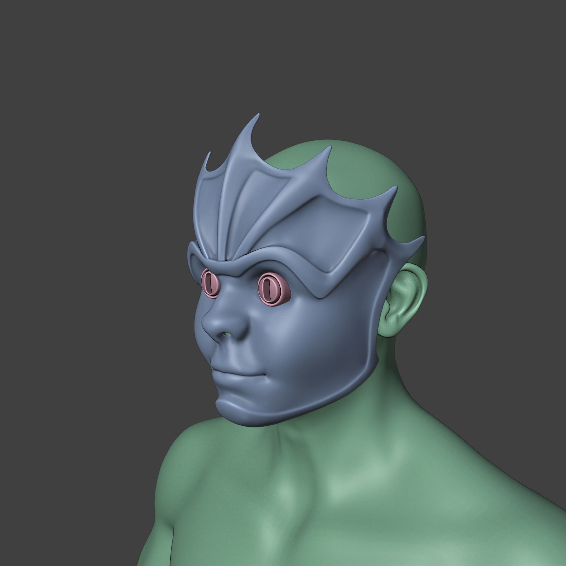 Devilfoil Merregon Mask Baldurs Gate 3 3D model 3D printable | CGTrader