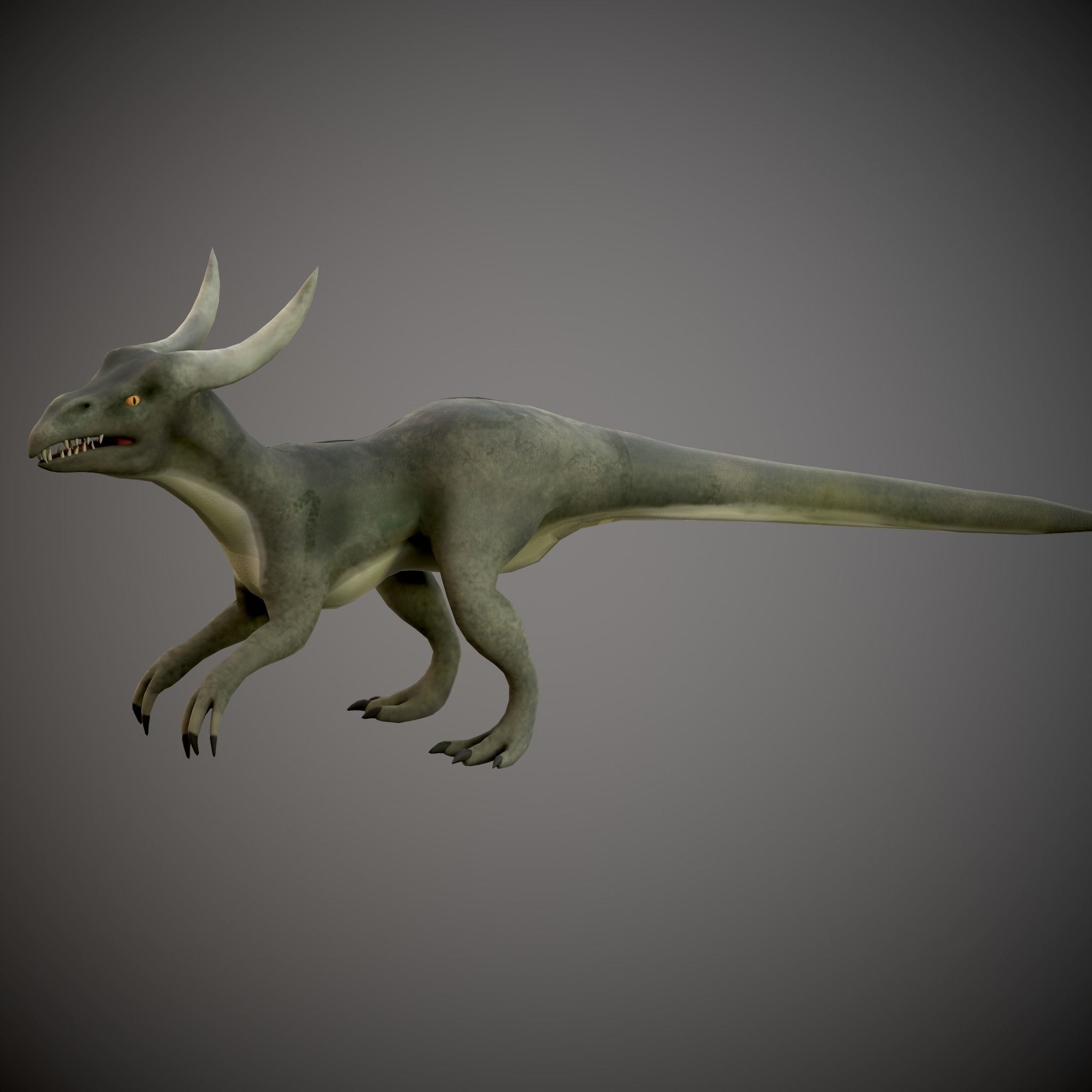 3D model Animated dinosaur in armor VR / AR / low-poly | CGTrader