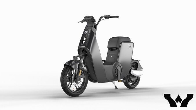 Scooter Yadea v7 3d model 3D model rigged | CGTrader