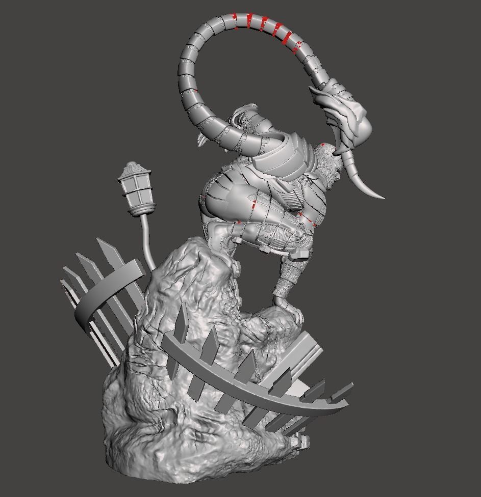 scorpion man 3d model for 3d printing 3D model 3D printable | CGTrader