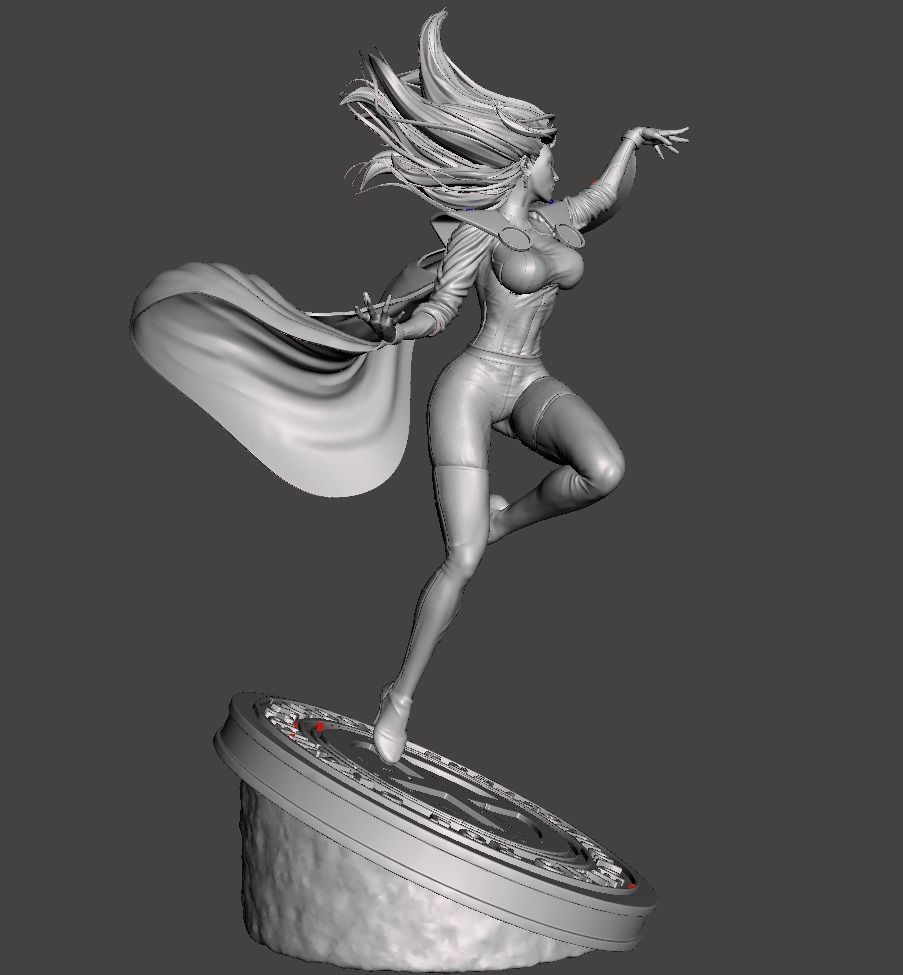 storm from xmen fanart 3d printing 3D model 3D printable | CGTrader