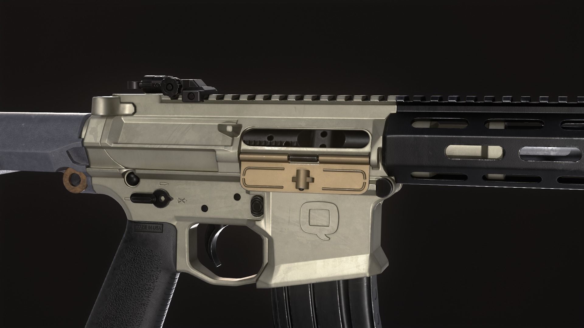 3D model AAC Honey Badger Assault Rifle VR / AR / low-poly | CGTrader