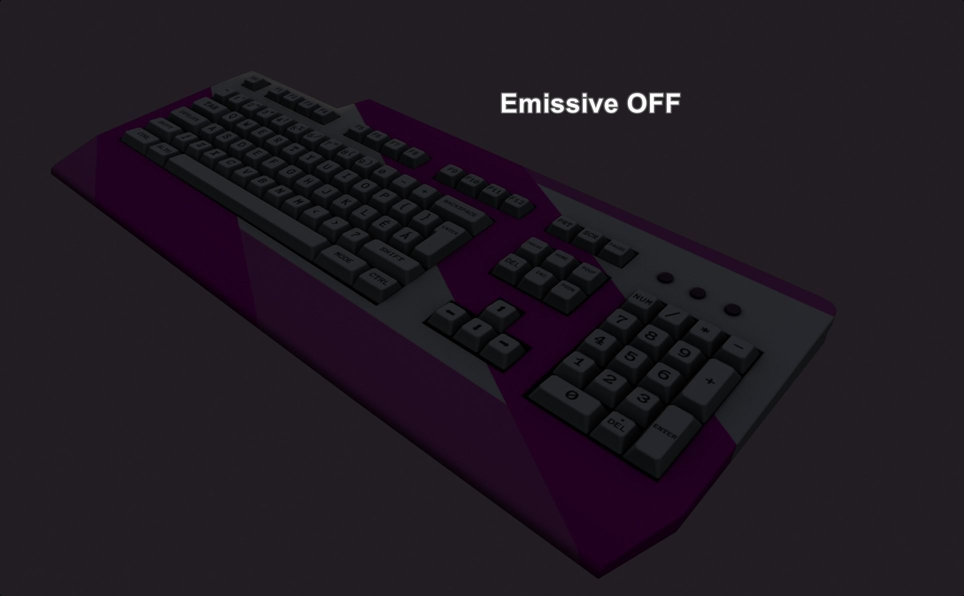 3D model Girl streamer gaming keyboard pink style rgb gamer pink ...