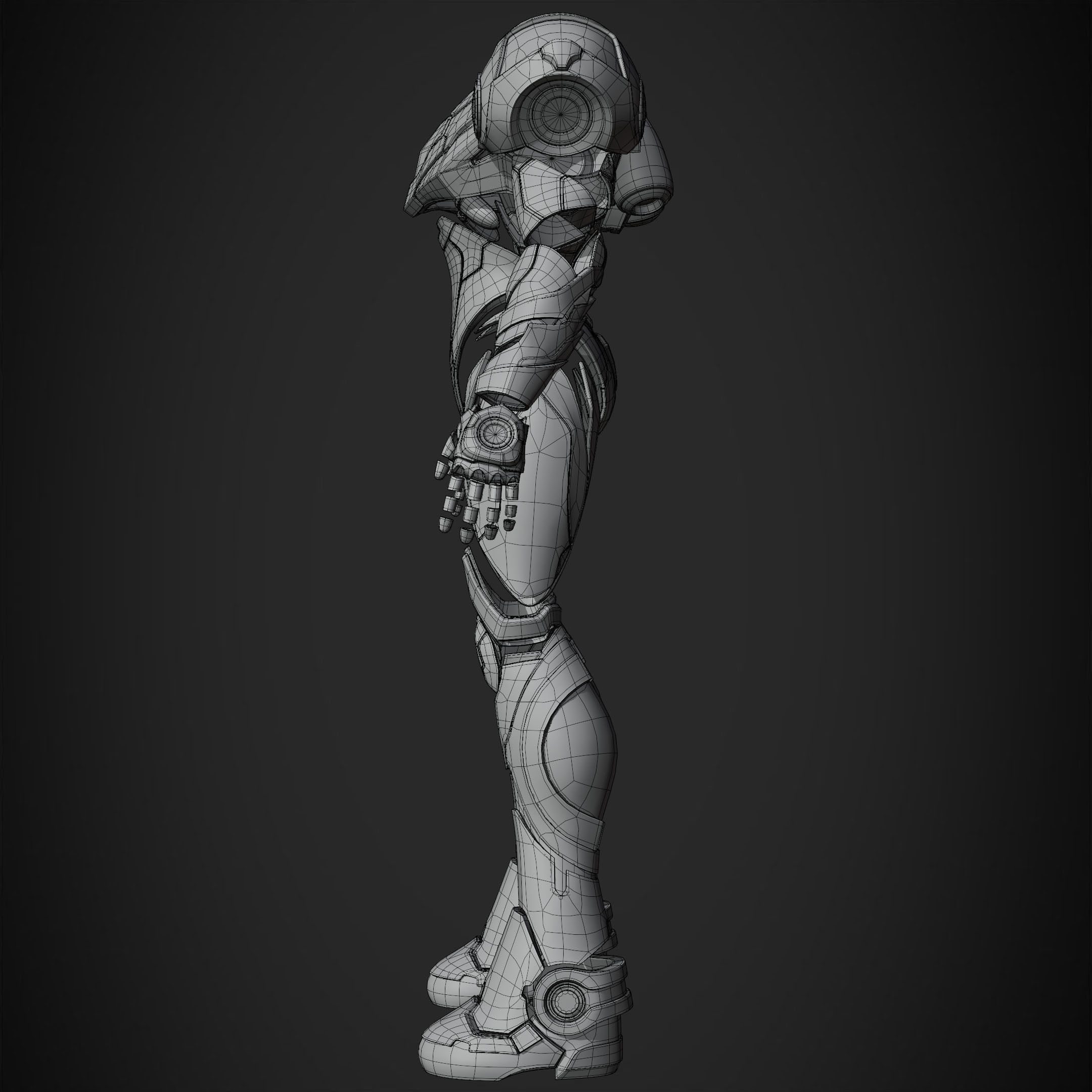 Metroid Samus Aran Power Suit for Cosplay 3D model 3D printable | CGTrader