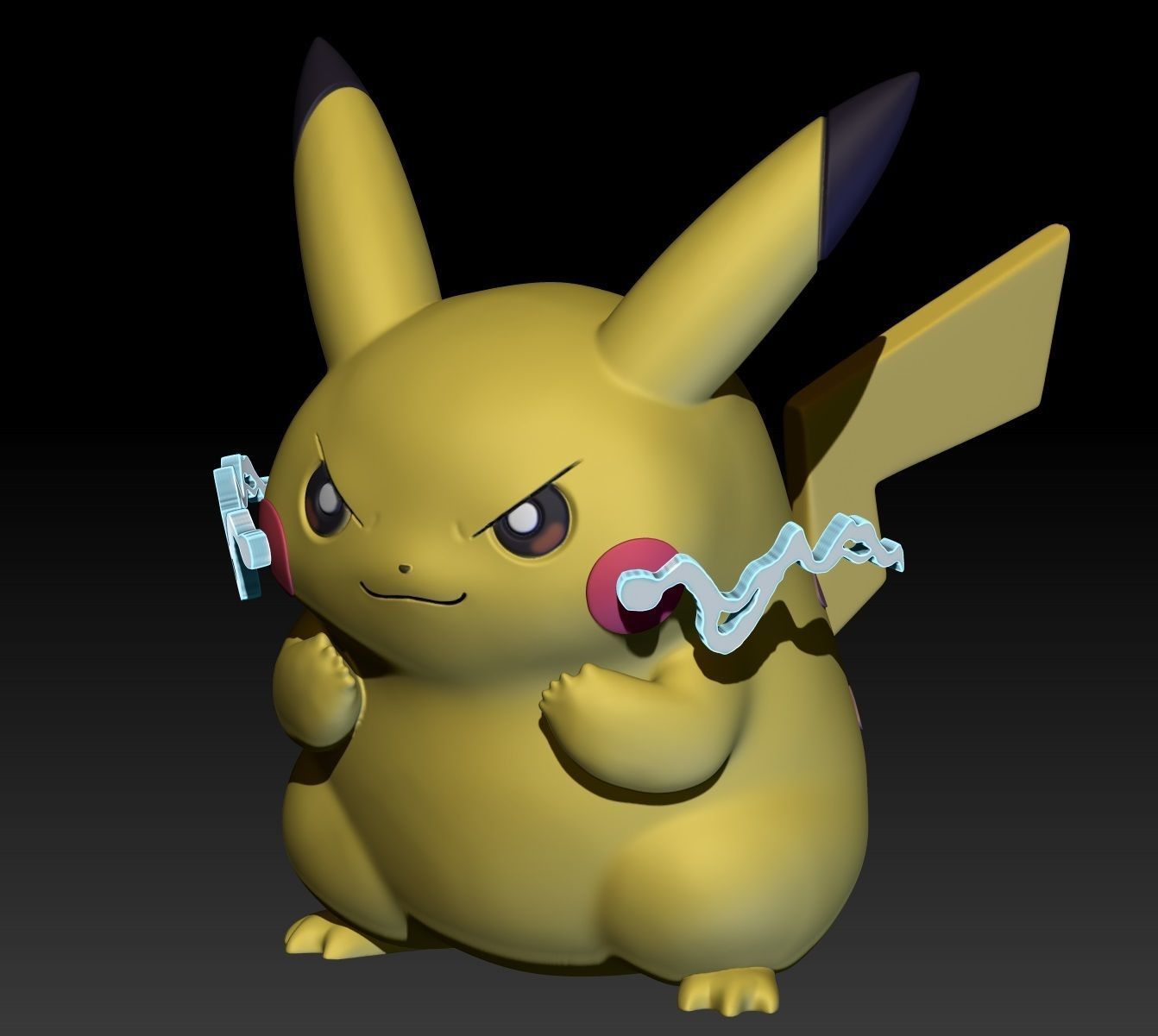 Pokemon Pikachu 3D model 3D printable | CGTrader