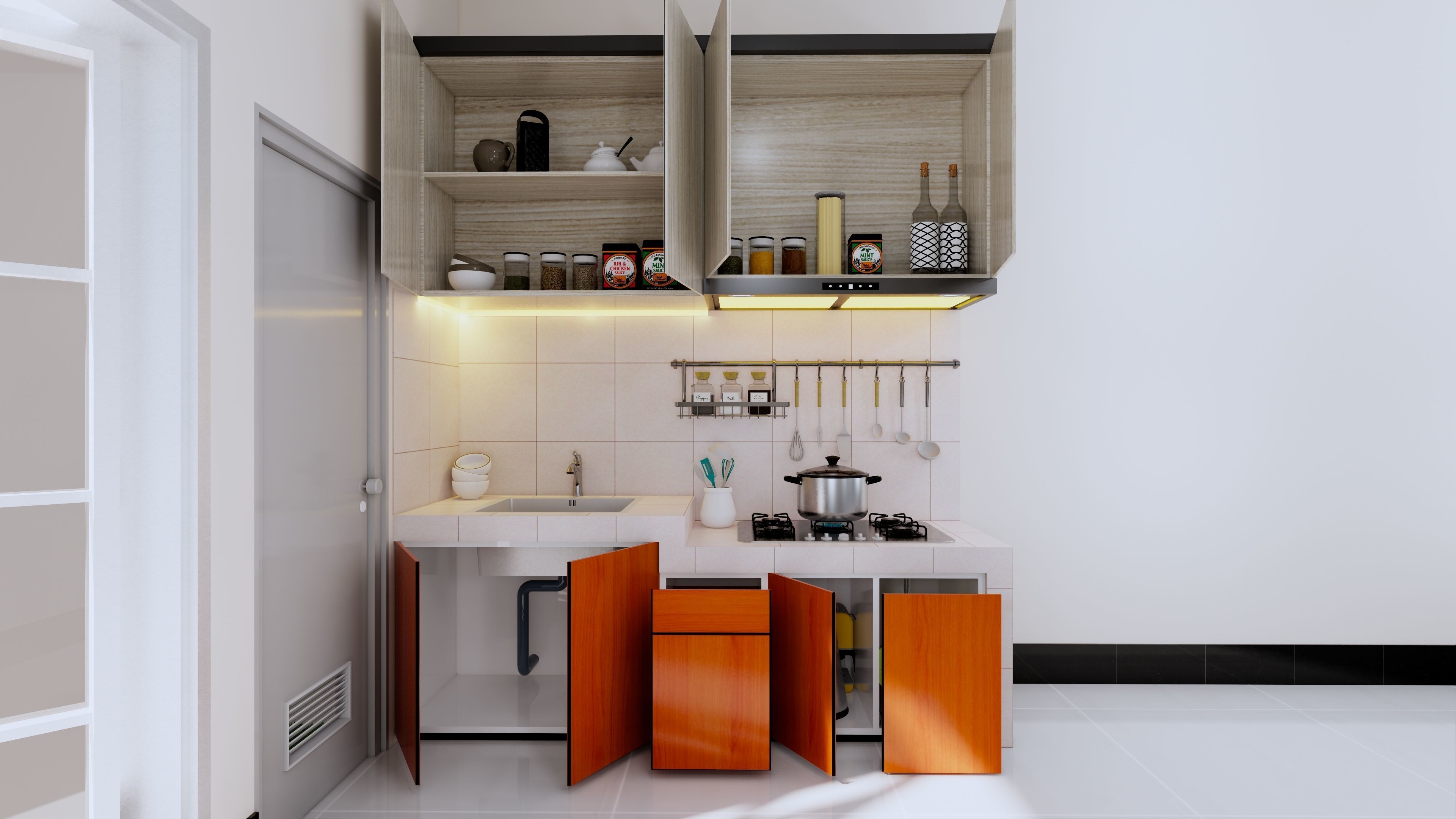 3D model Luxury Modern Simple Kitchen Furniture Interior Design VR / AR ... 3D model Luxury Modern Simple Kitchen Furniture Interior Design VR / AR ...