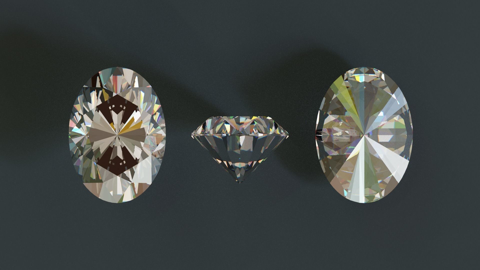 3D model Diamonds VR / AR / low-poly | CGTrader
