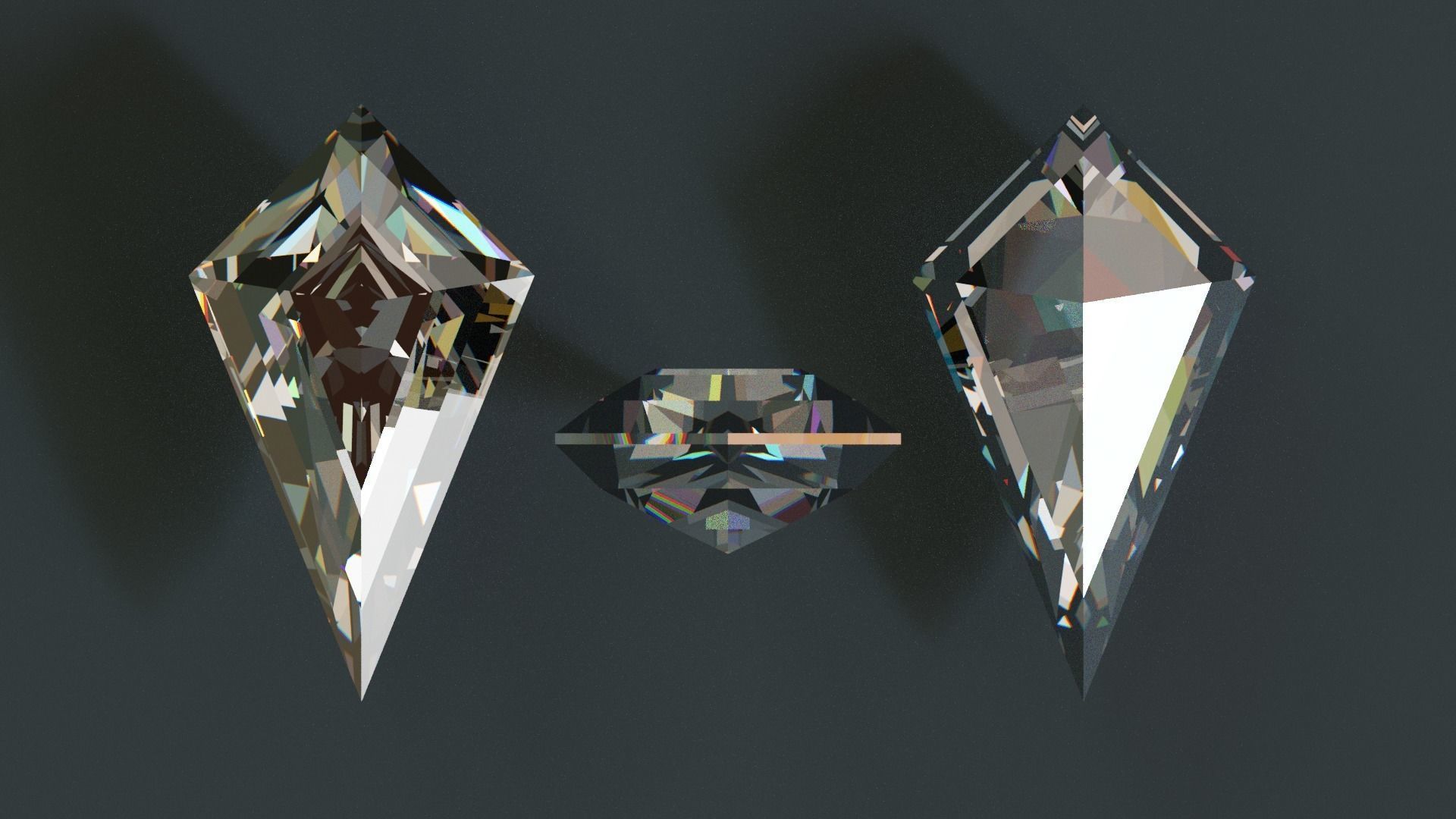 3D model Diamonds VR / AR / low-poly | CGTrader